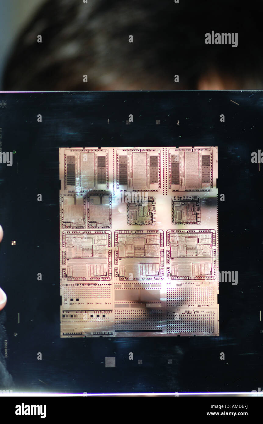 Plate assembly of microchip Stock Photo - Alamy