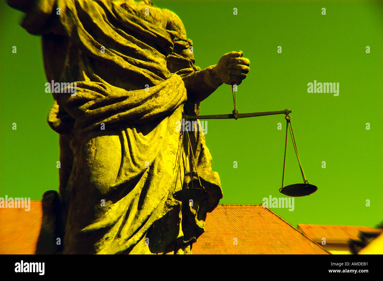 The scales of the Justitia Stock Photo - Alamy