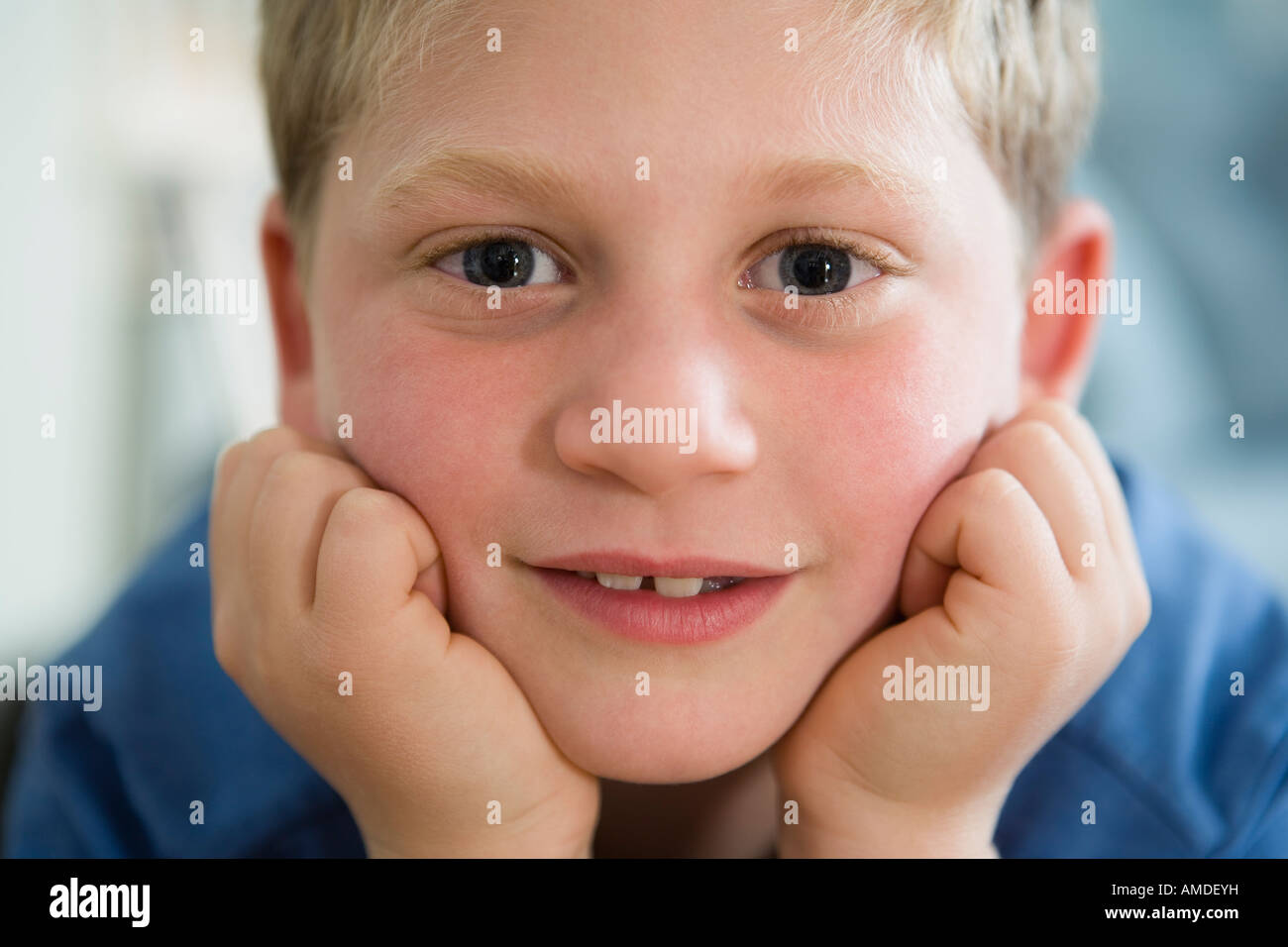 Portrait of a cute boy Stock Photo - Alamy