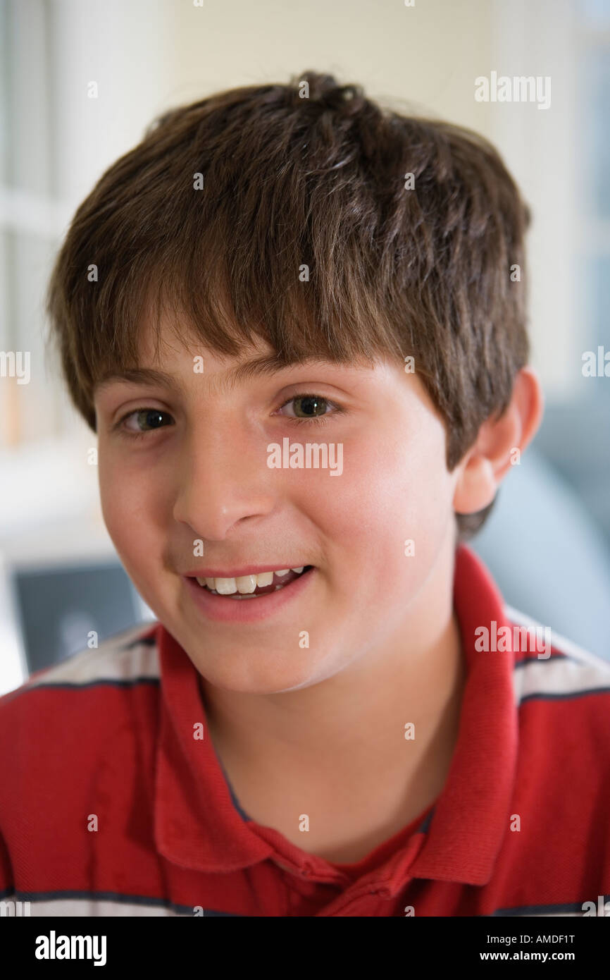 Portrait of a cute boy Stock Photo - Alamy