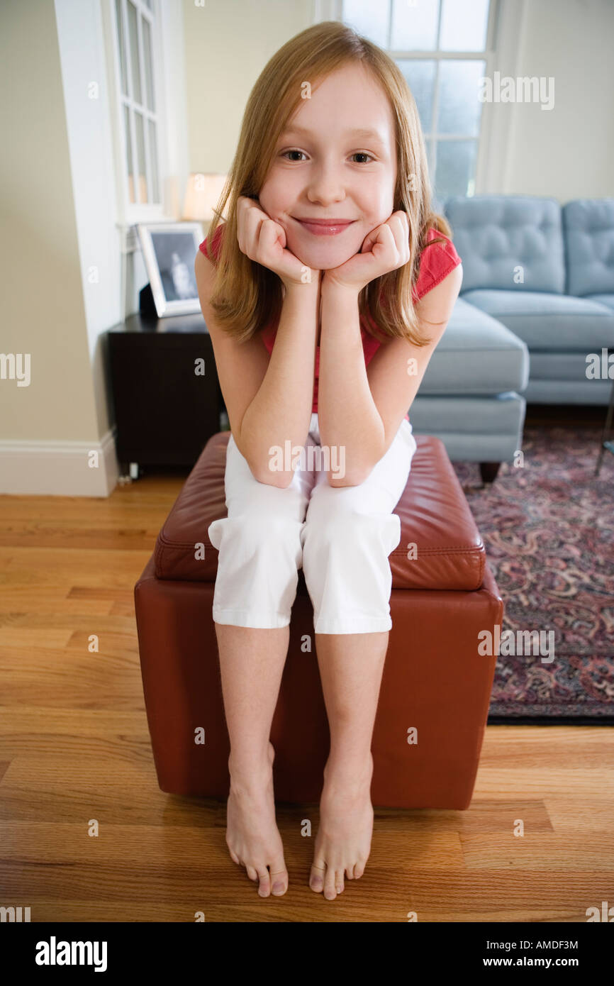 Portrait of a cute girl Stock Photo - Alamy