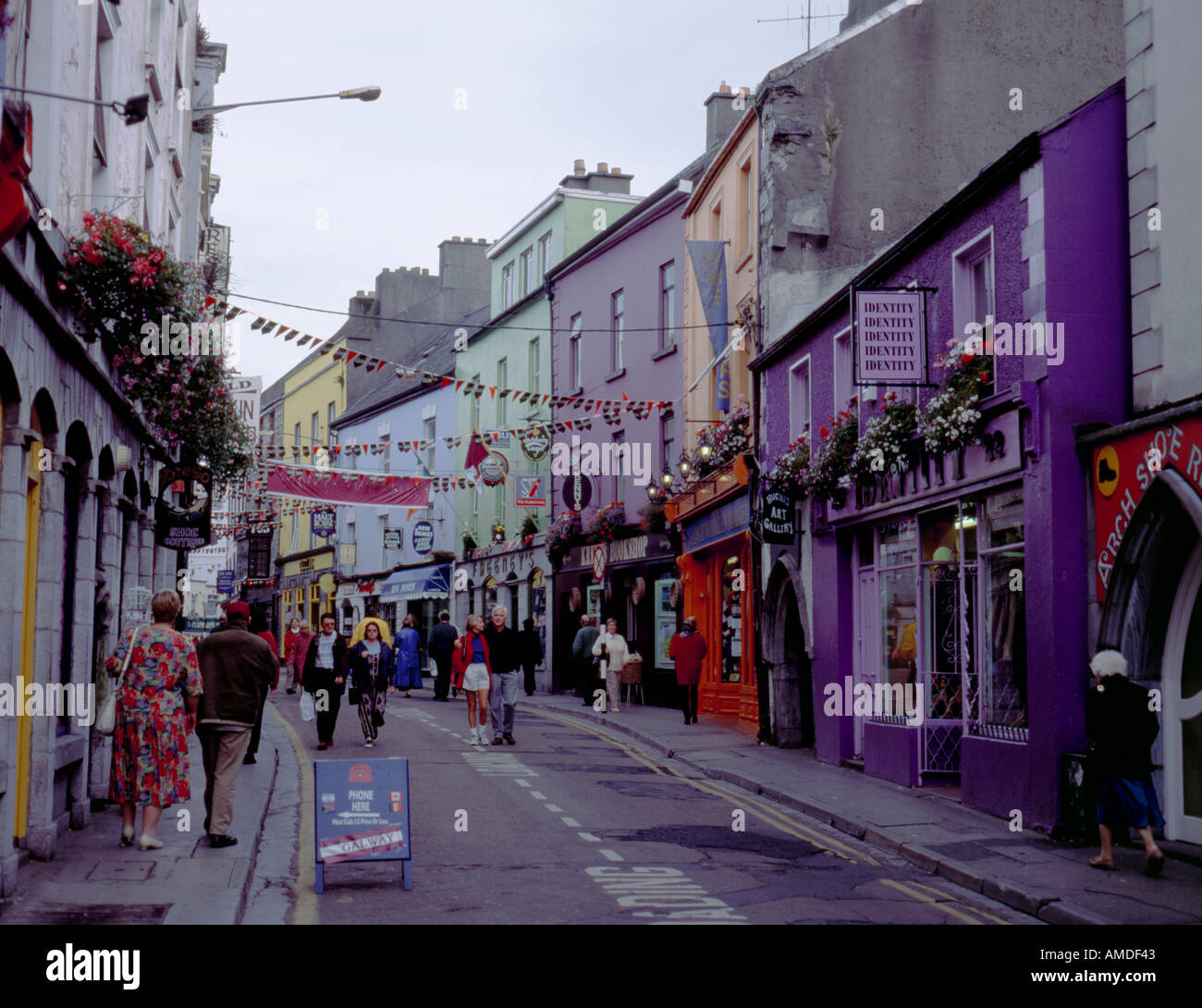 Quay Street Galway County Galway High Resolution Stock Photography and ...
