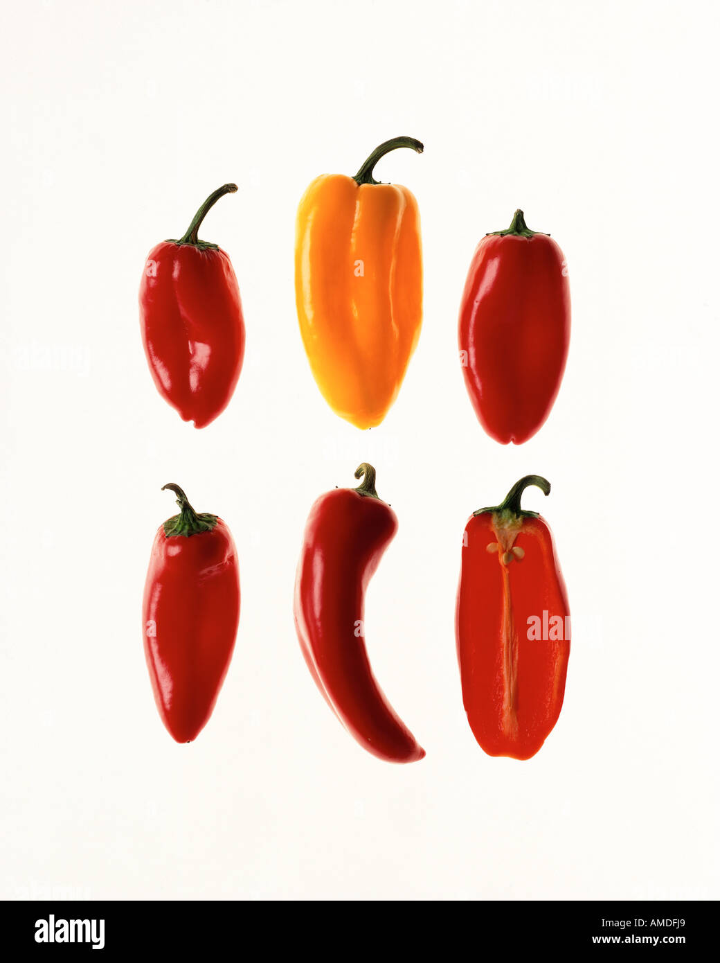 6 peppers hi-res stock photography and images - Alamy