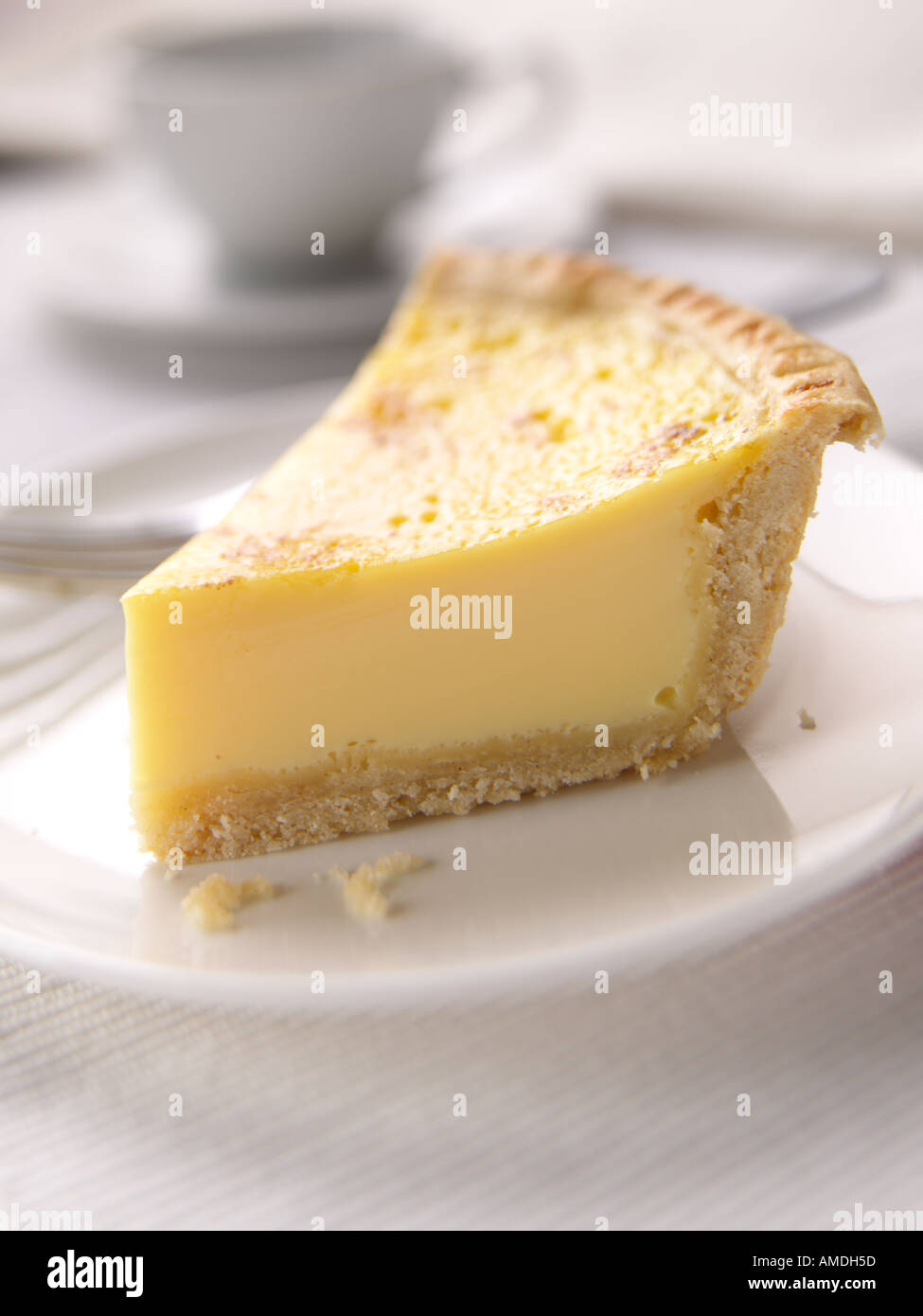 Individual home baked custard tart dessert hi-res stock photography and ...