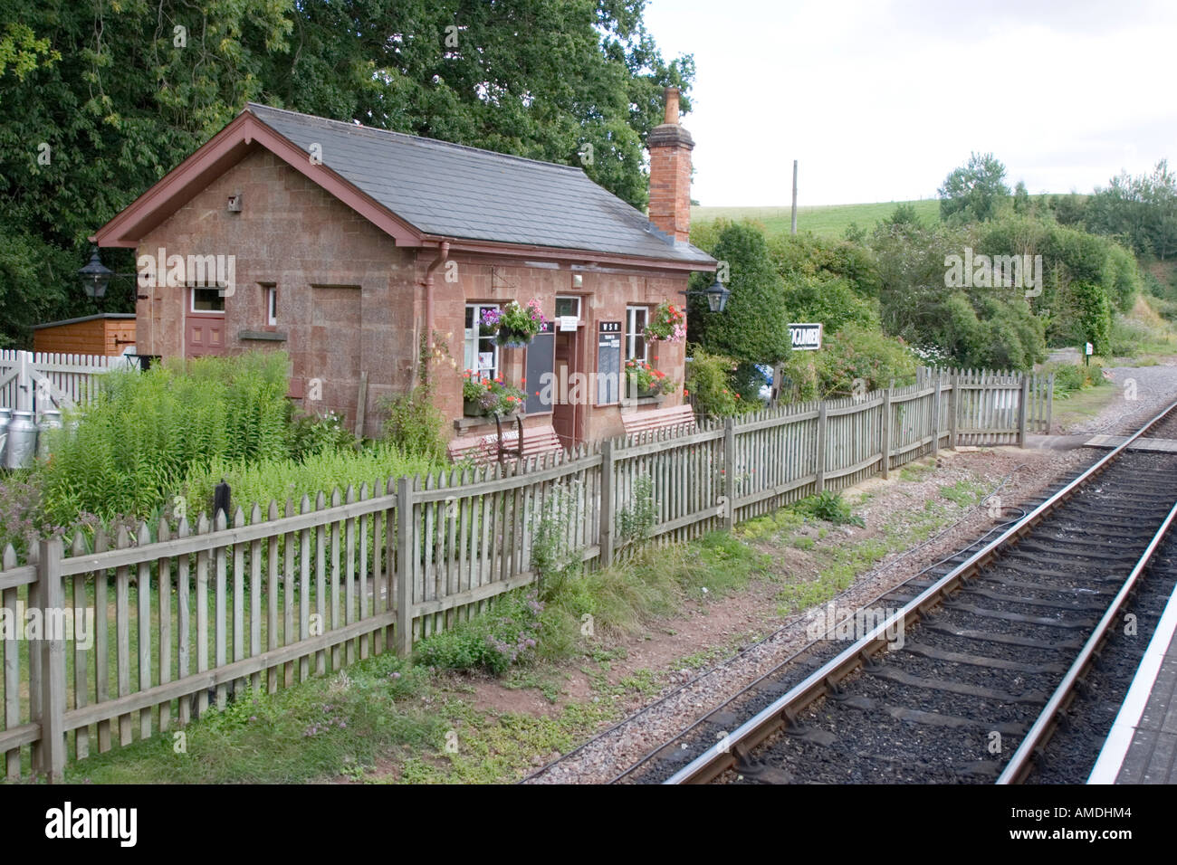 Stogumber railway station on the West Somerset Railway Stock Photo - Alamy