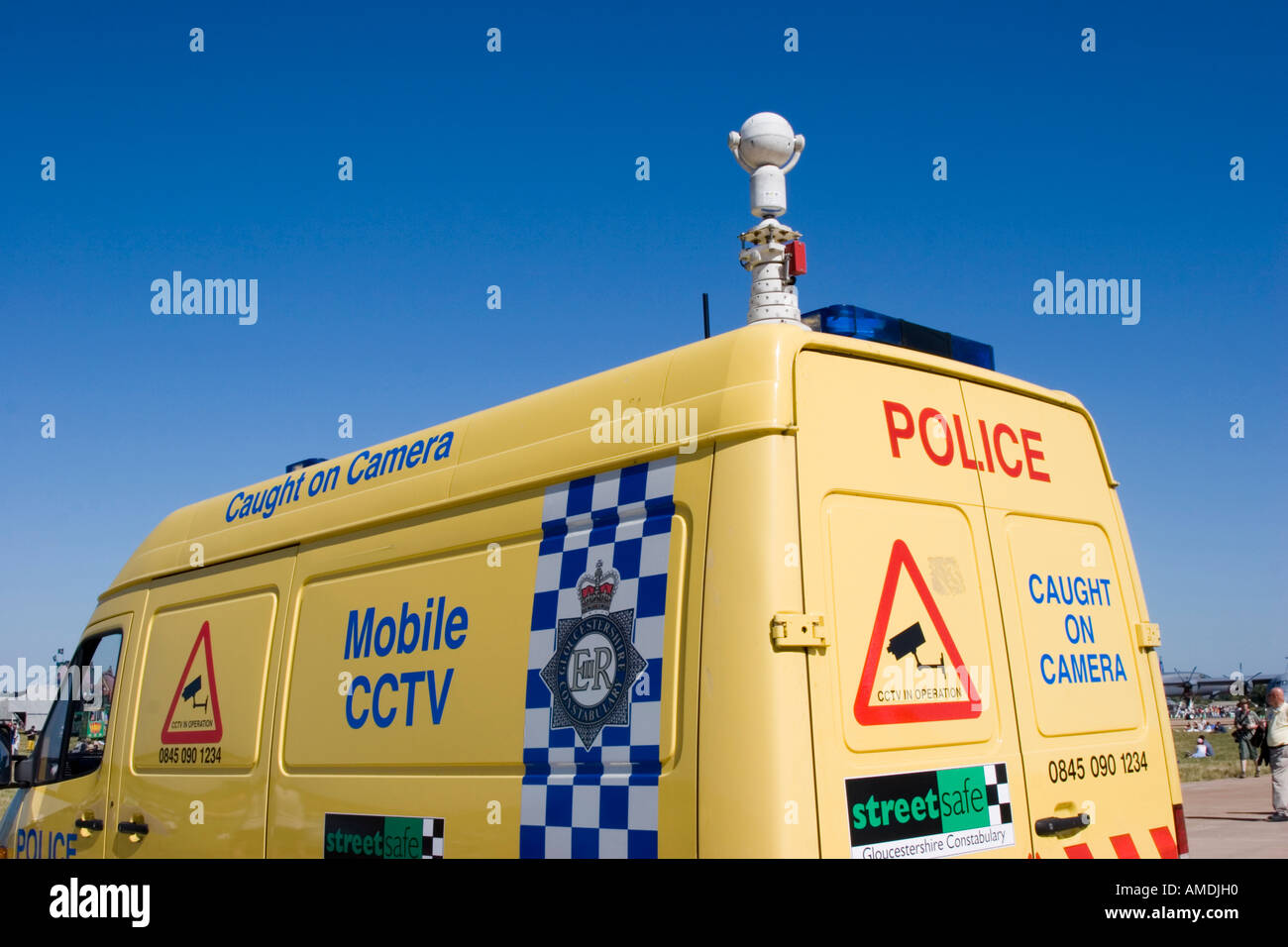 Police CCTV observation vehicle Stock Photo - Alamy