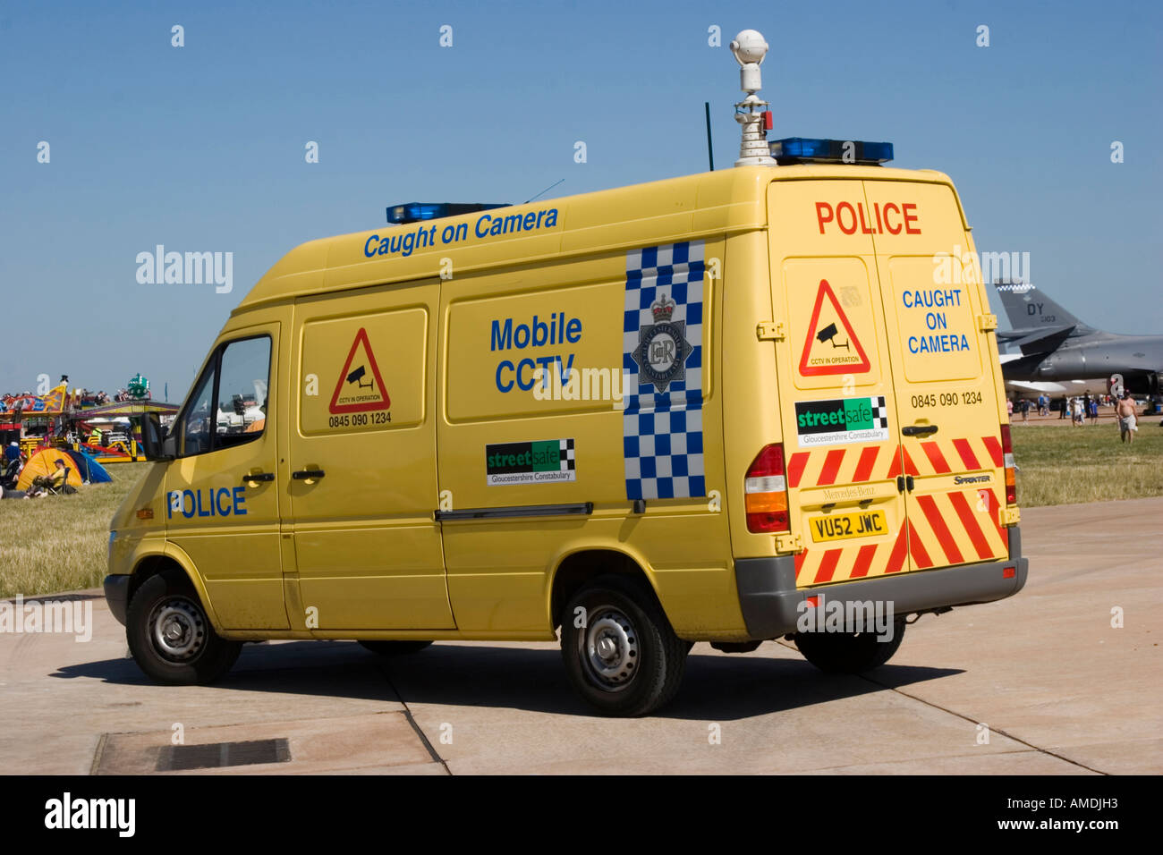 Police CCTV observation vehicle Stock Photo - Alamy
