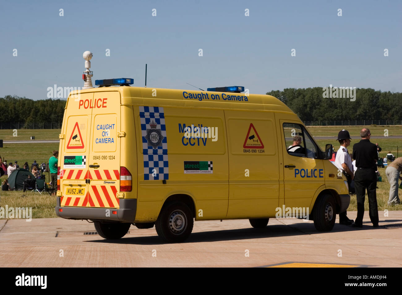 Police CCTV observation vehicle Stock Photo - Alamy