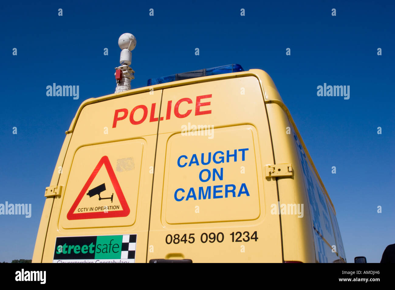 Police CCTV observation vehicle Stock Photo - Alamy
