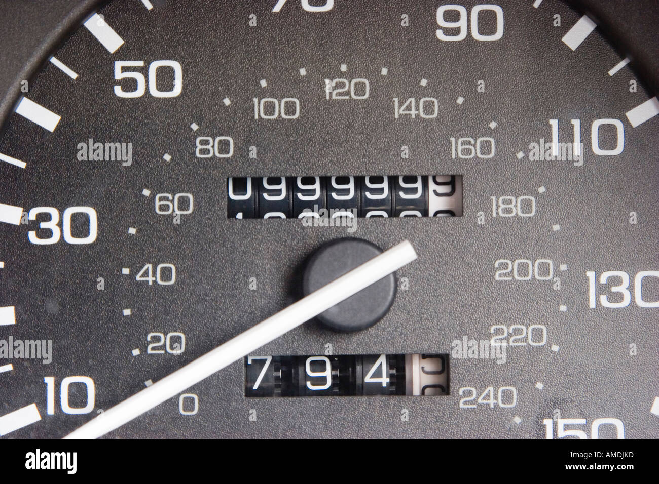 Odometer clock ticking over from 99 999 to 100 000 miles Stock Photo ... Odometer clock ticking over from 99 999 to 100 000 miles Stock Photo ...
