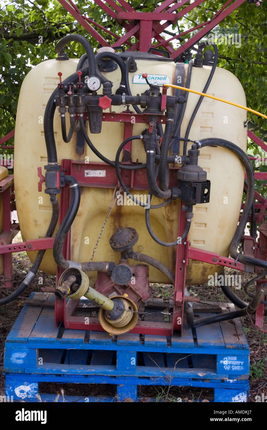 Chemical spraying equipment at market garden Stock Photo - Alamy