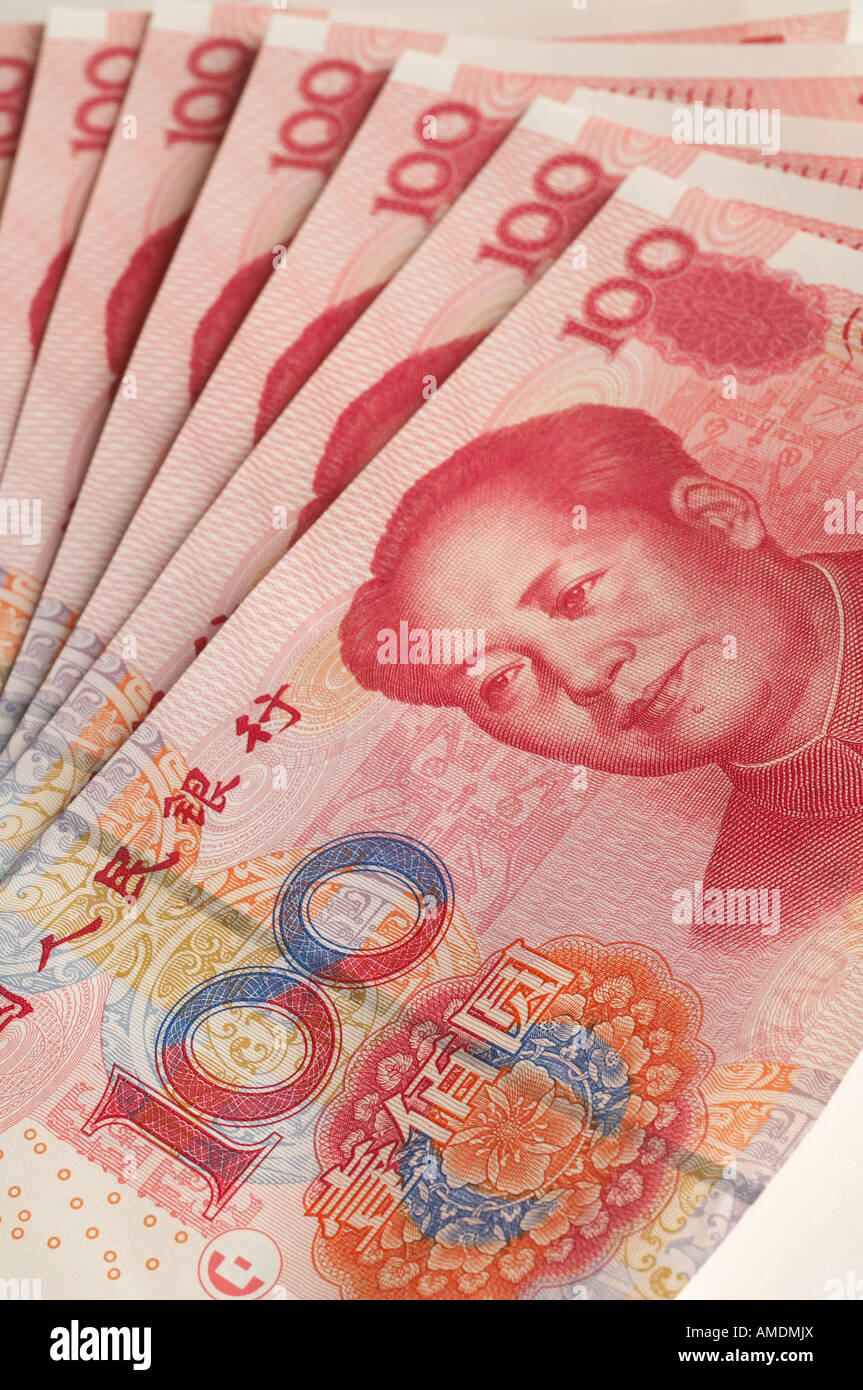 Chinese currency notes Stock Photo - Alamy