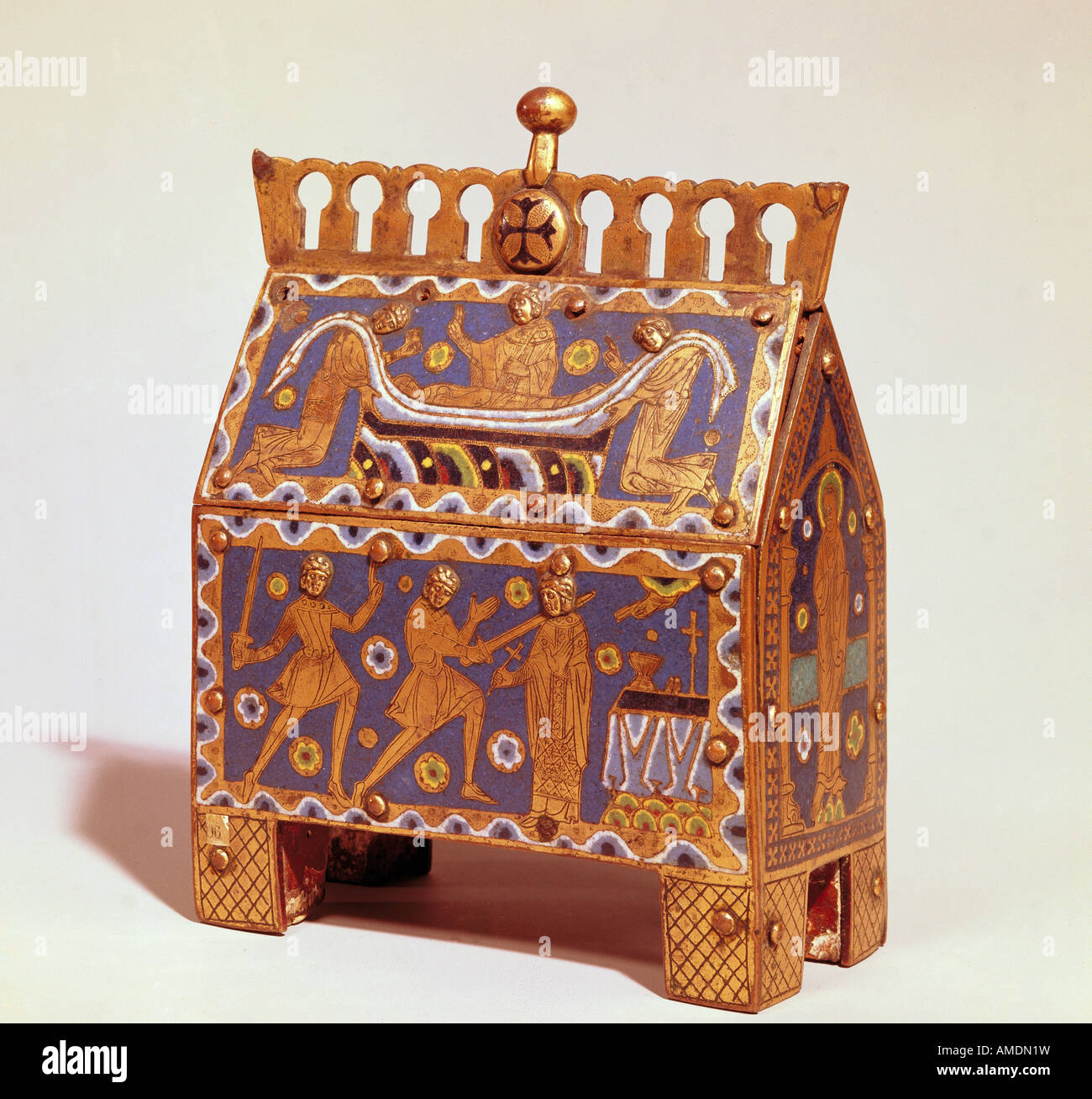 fine arts, relic case, Limoges, 13th century, Museum for fine arts and ...