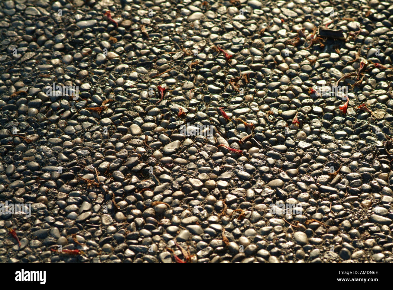 Pebble stone path Stock Photo - Alamy