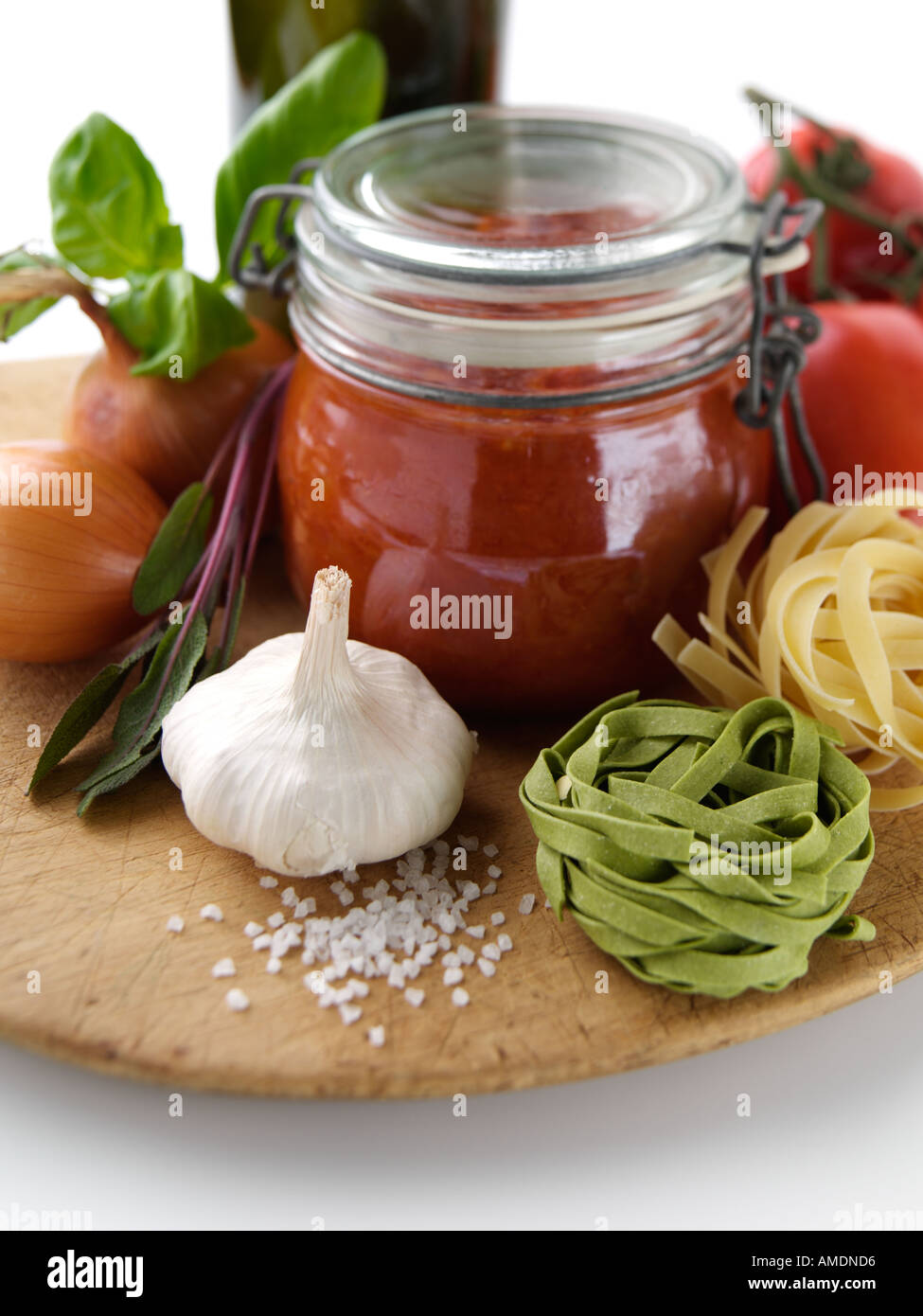 Tomato Sauce Ingredients Stock Photo - Alamy