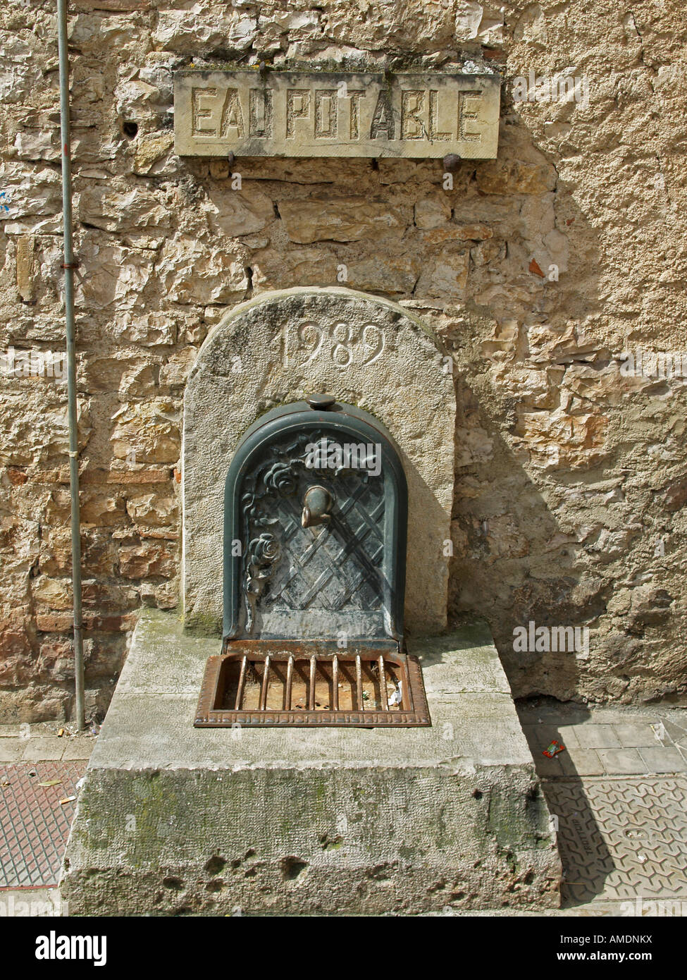 decorated water tap well for drinking water Stock Photo - Alamy