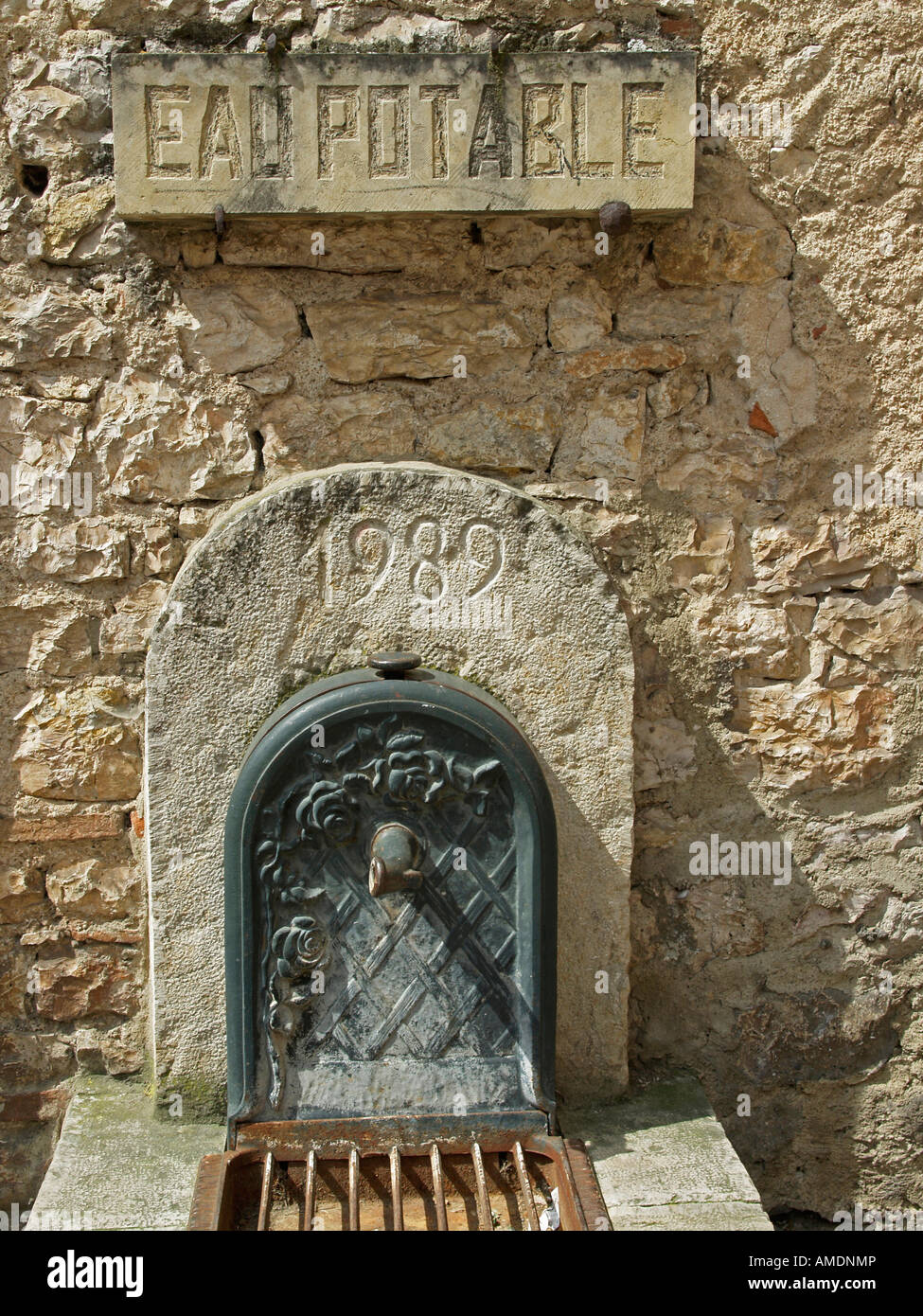 decorated water tap well for drinking water Stock Photo - Alamy