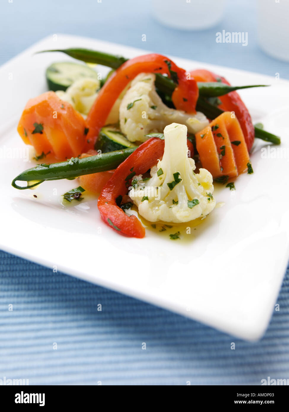 Five a day Vegetable Salad Stock Photo - Alamy
