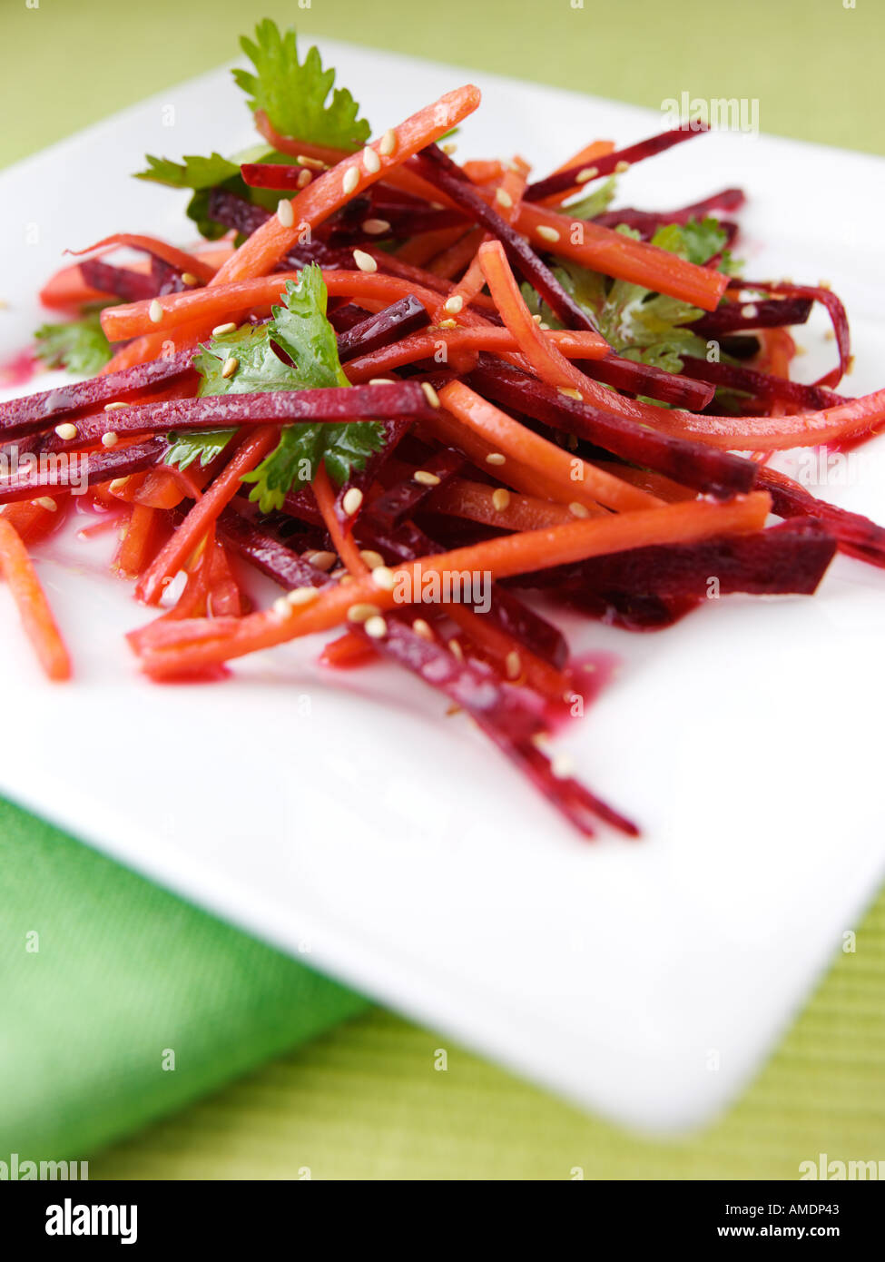 Beetroot Carrot Salad Stock Photo - Alamy