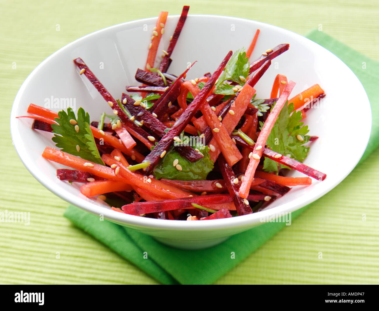 Beetroot Carrot Salad Stock Photo - Alamy