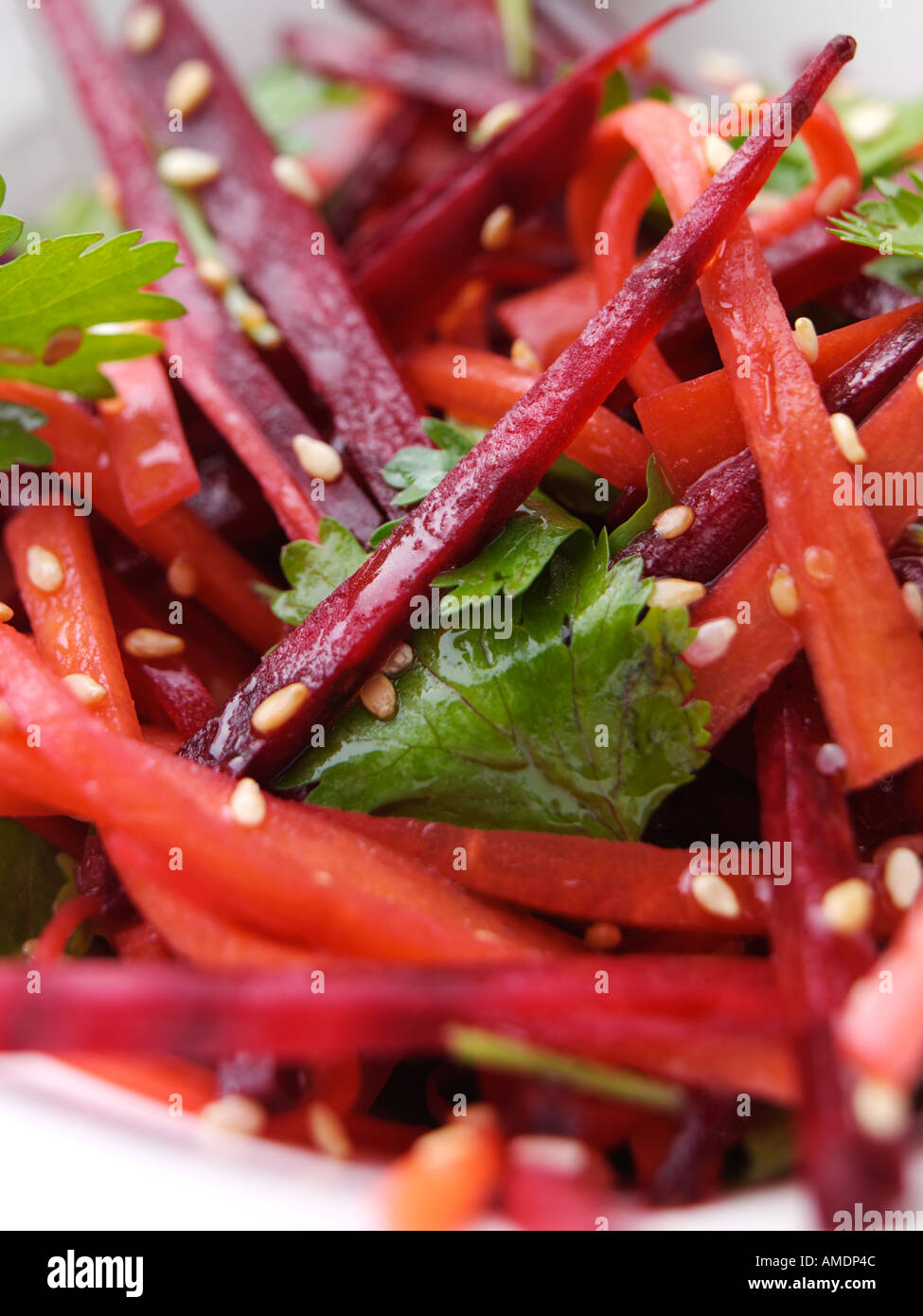 Beetroot Carrot Salad Stock Photo - Alamy