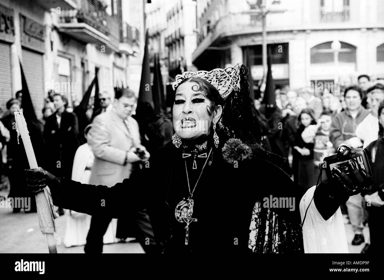 Procession barcelona Black and White Stock Photos & Images - Alamy