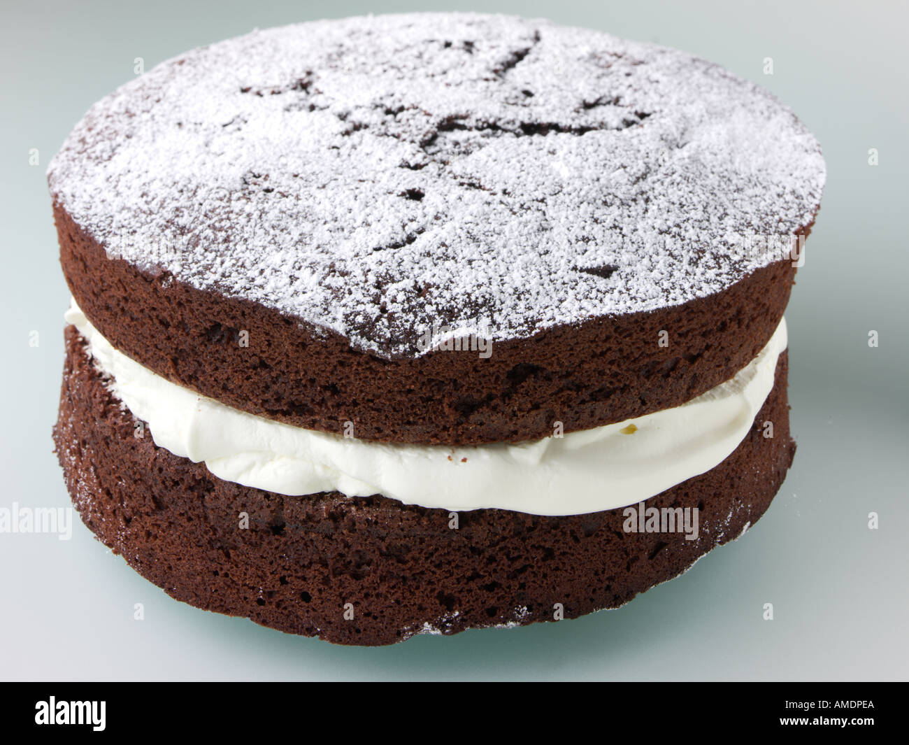 Chocolate Sponge Cake Stock Photo - Alamy