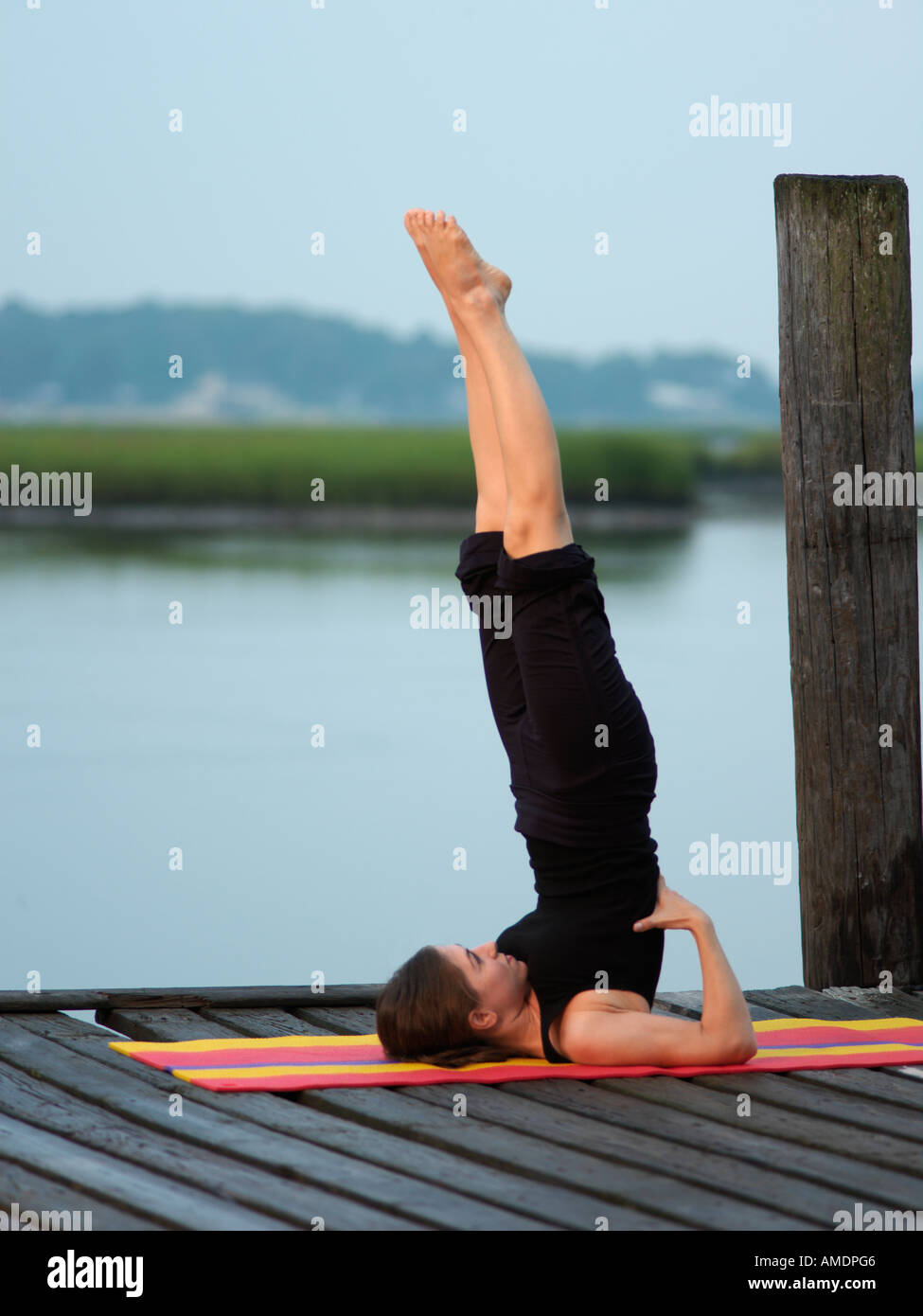 Shoulder stand hi-res stock photography and images - Alamy