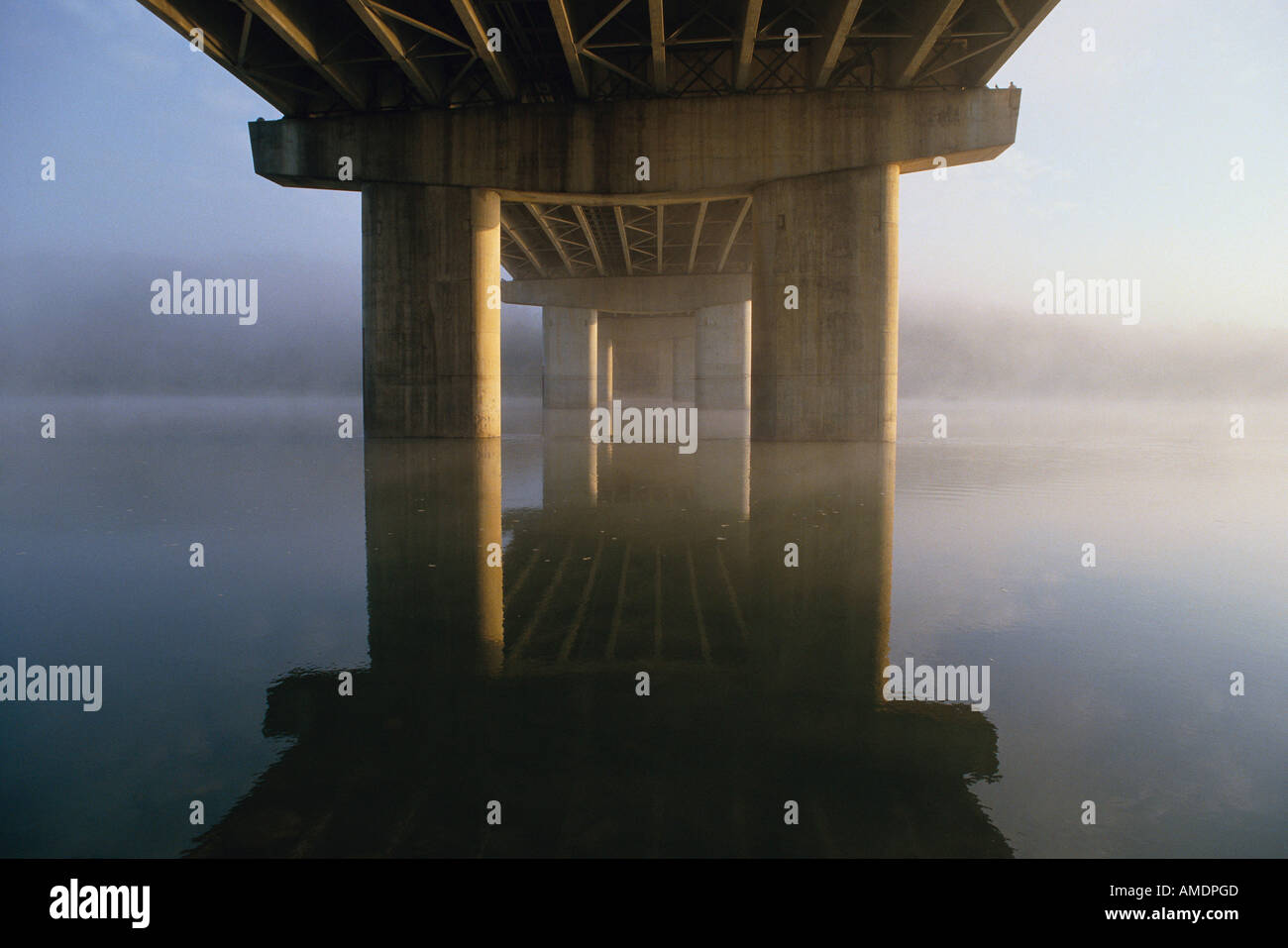 Under a Bridge Stock Photo - Alamy