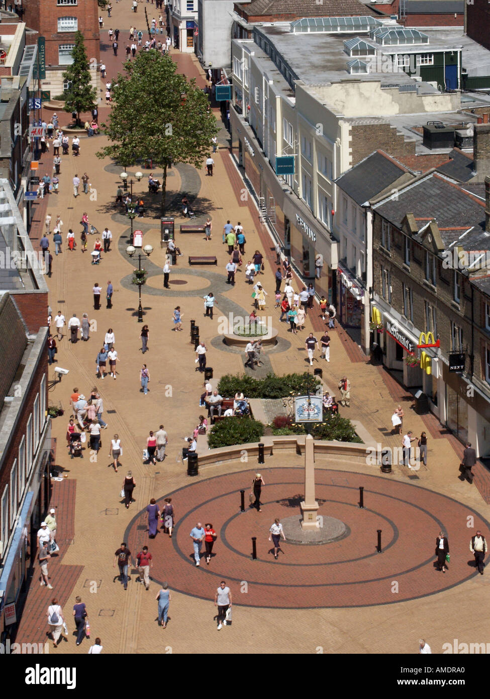 An aerial view of chelmsford city centre hi-res stock photography and ...