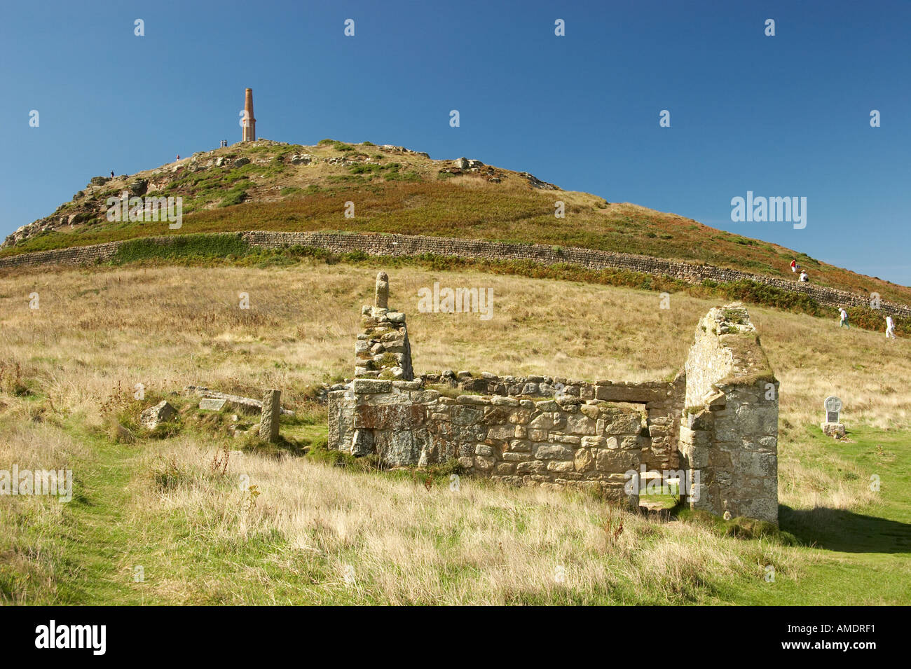 Ruins of st helen s oratory cornwall hi-res stock photography and ...