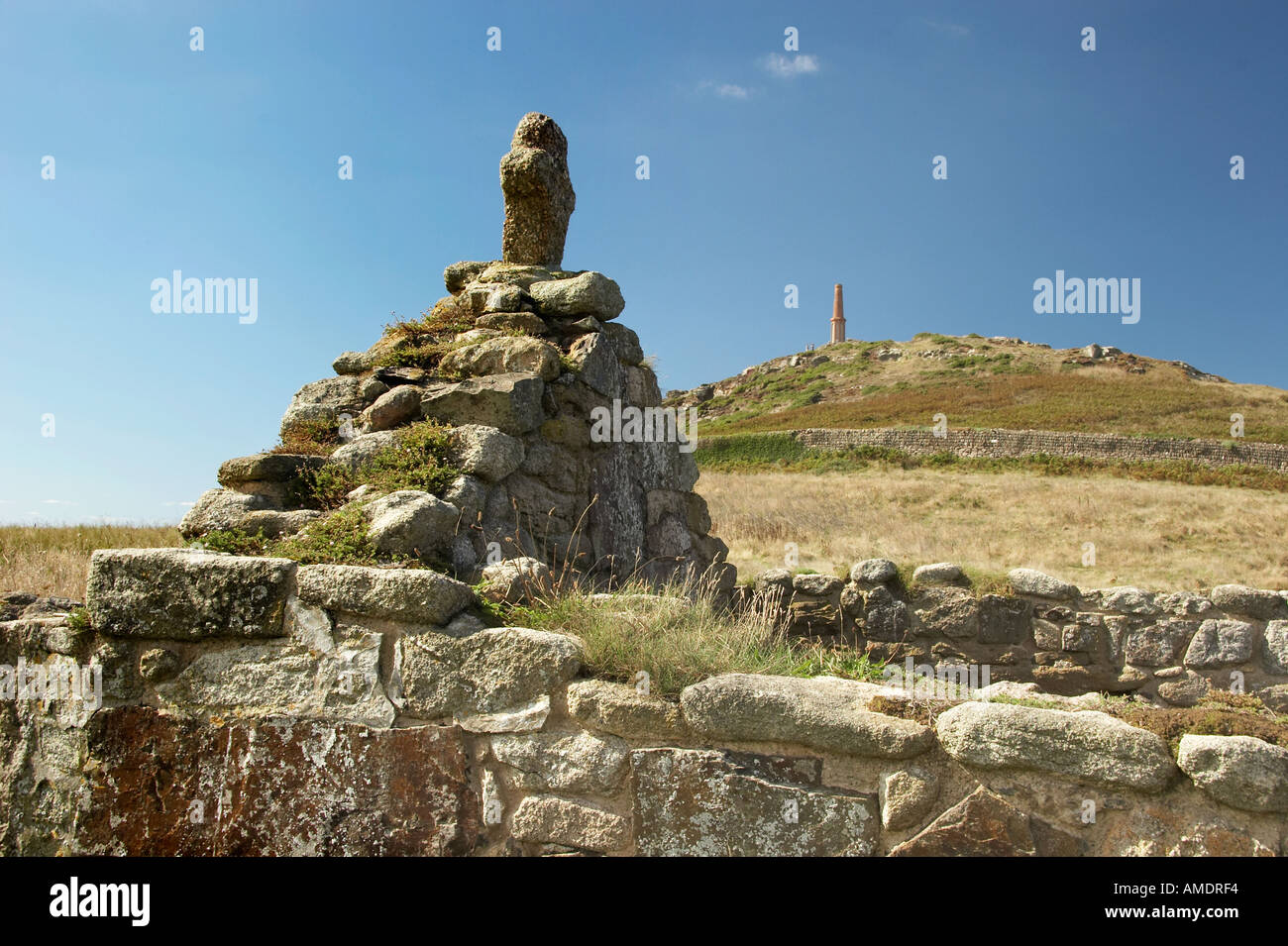 Ruins of st helen s oratory cornwall hi-res stock photography and ...