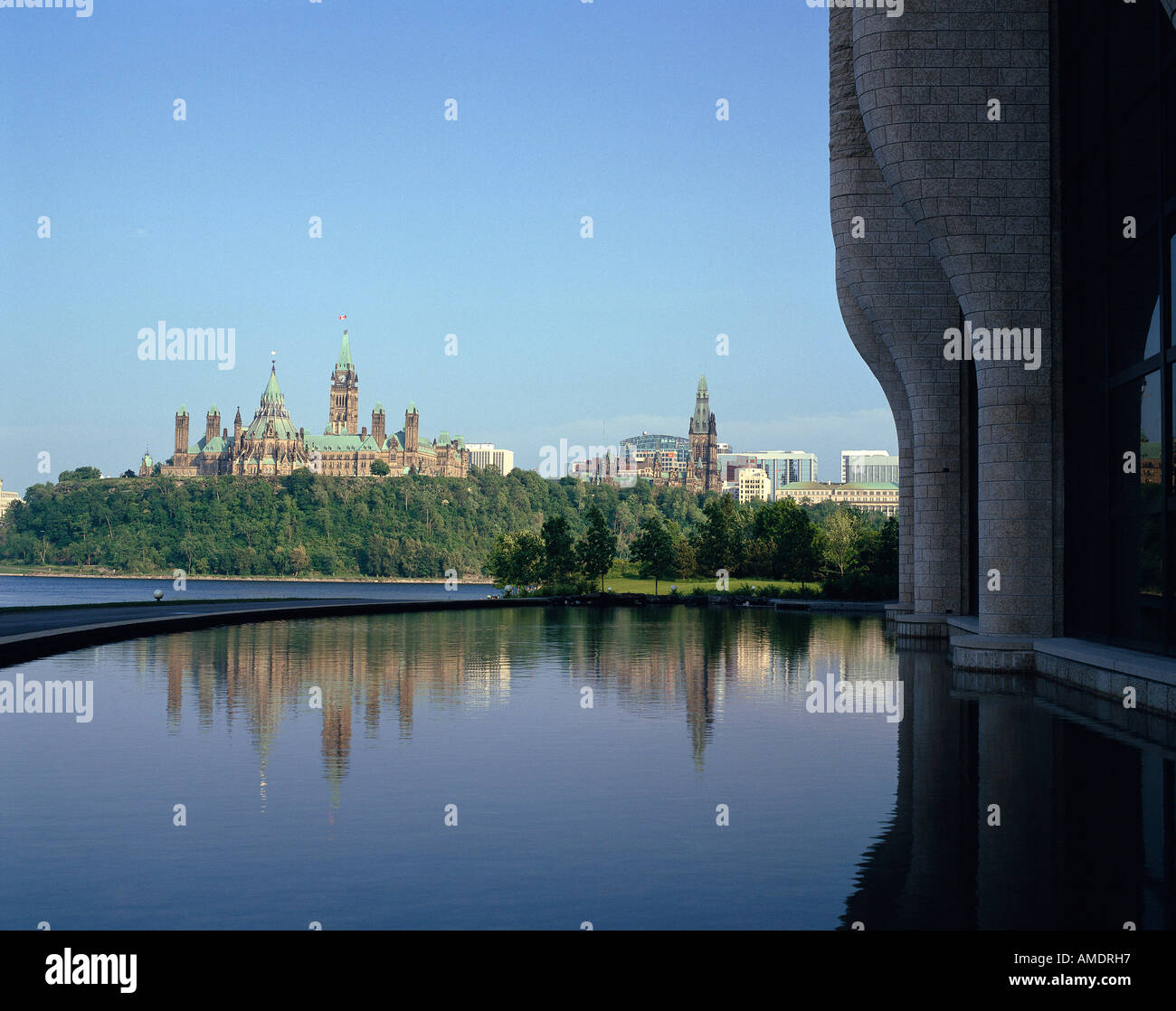 Parliament Buildings, Viewed from Museum of Civilization, Hull, Quebec ...