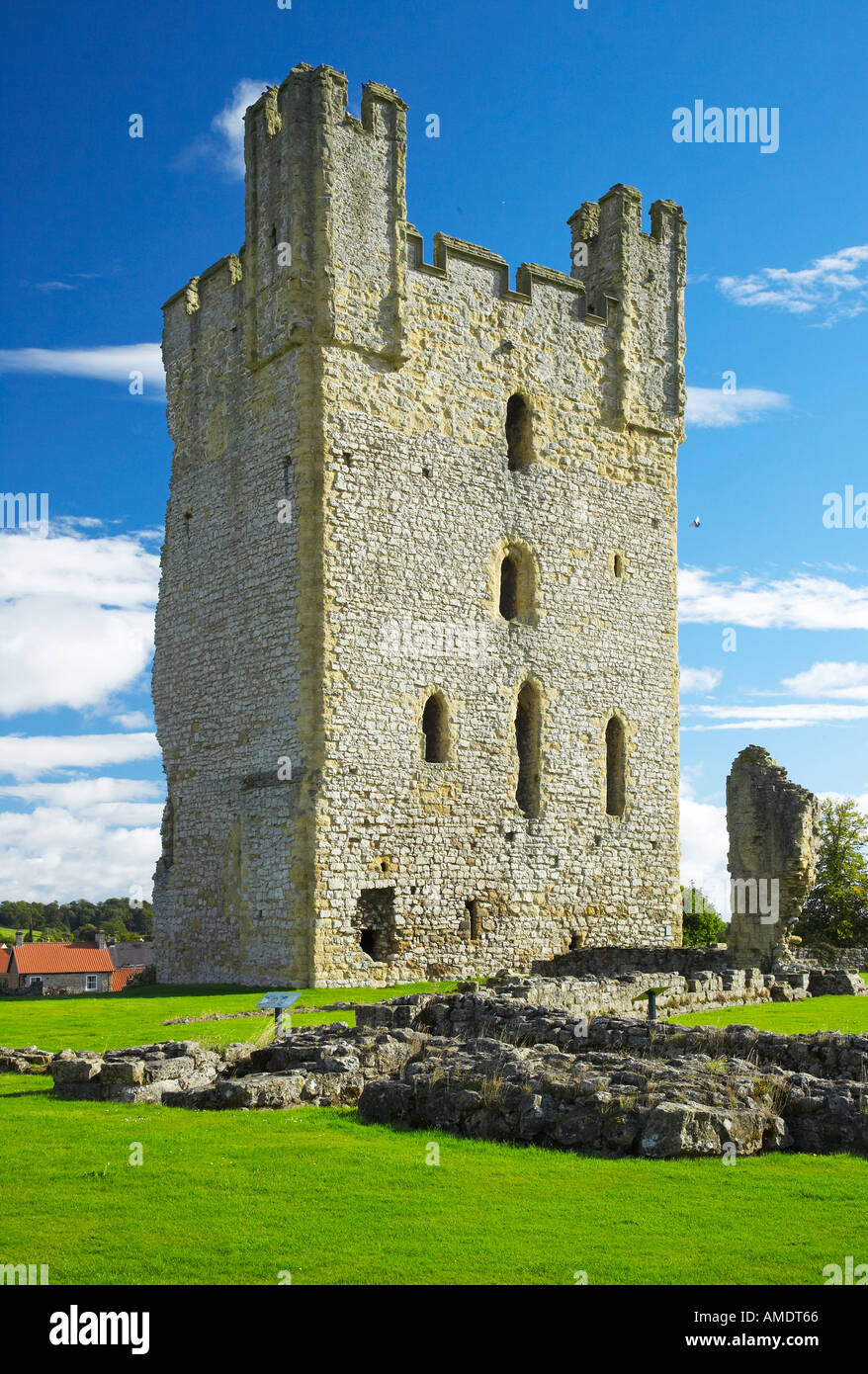 Helmsley Castle Keep Helmsley North Yorkshire Stock Photo - Alamy