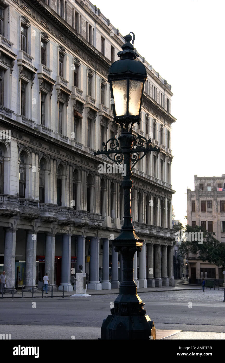 Period Street Lamp Parque Central Havana Cuba Stock Photo - Alamy