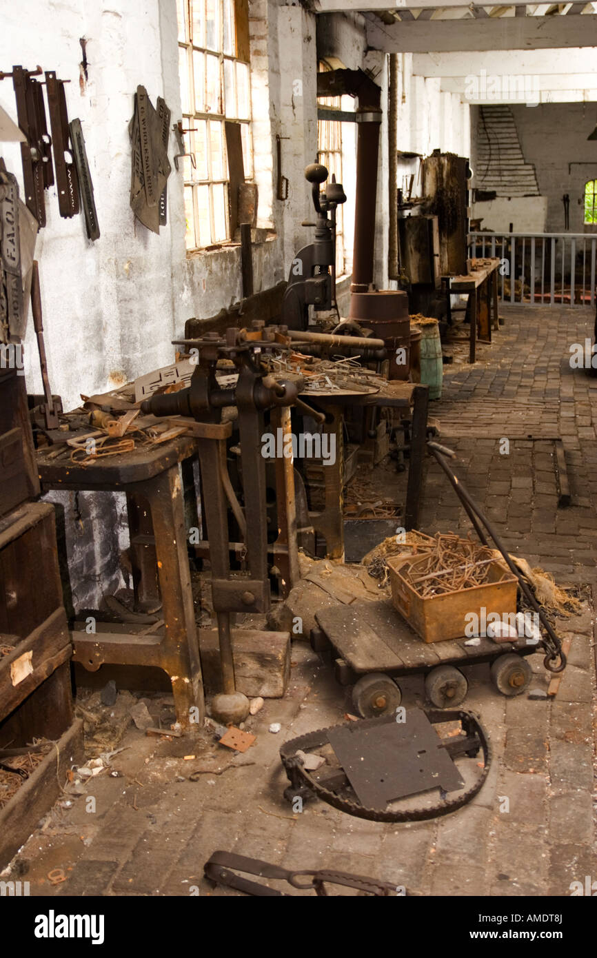 Old victorian trap factory Stock Photo - Alamy
