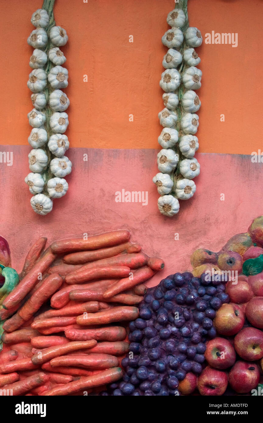Food symbols for market Stock Photo - Alamy