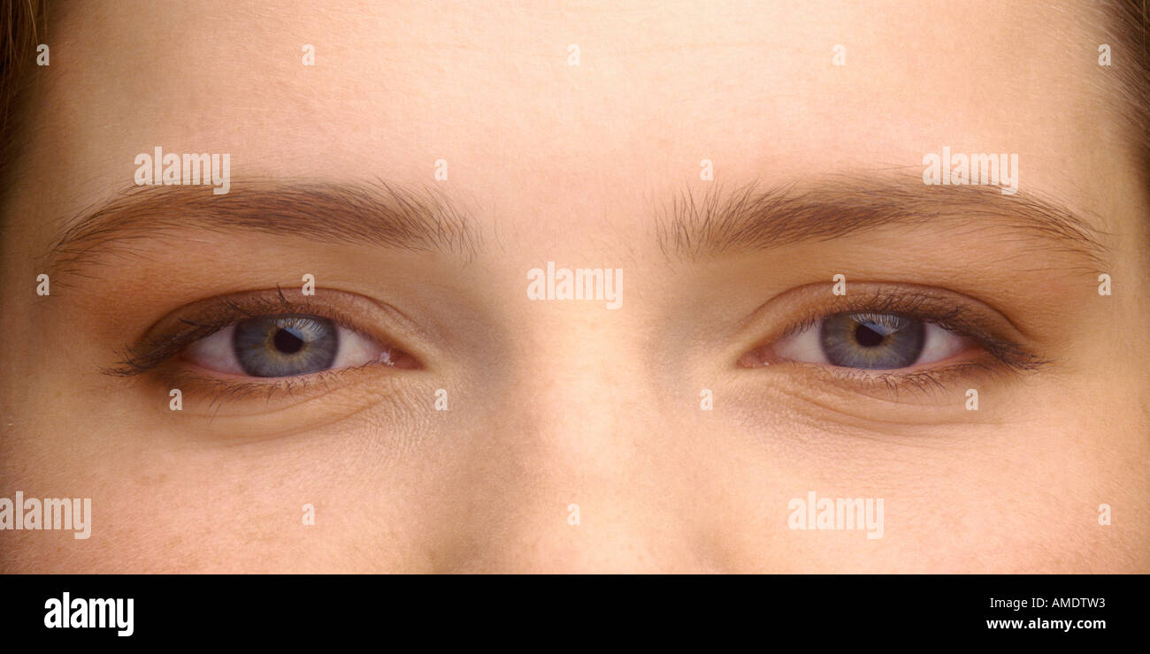 Close-Up of Eyes Stock Photo - Alamy