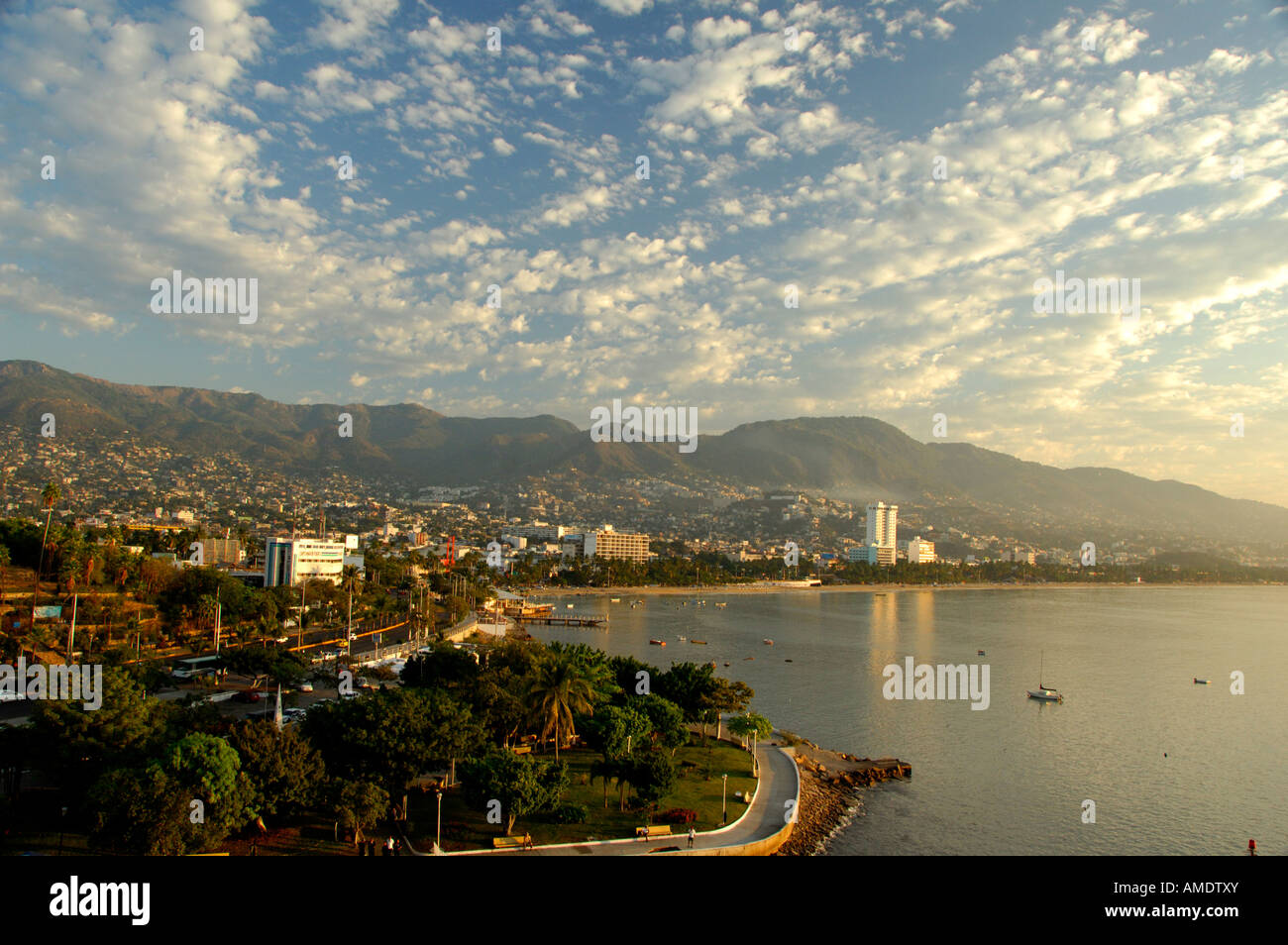 North America, Mexico, State of Guerrero, Acapulco. Overview of ...