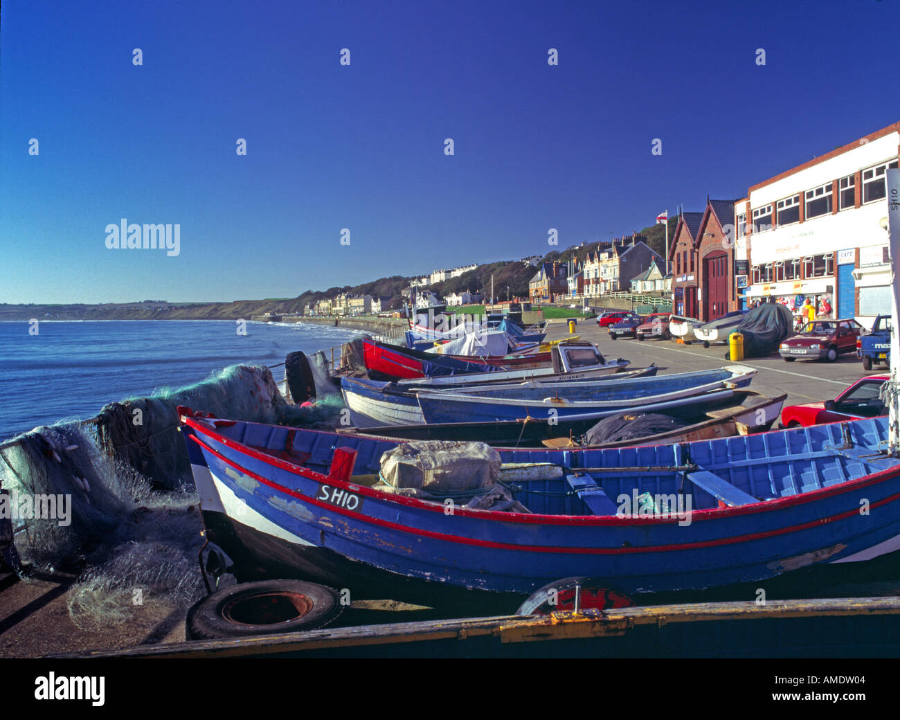 Sea Front Filey North Yorkshire Stock Photo - Alamy