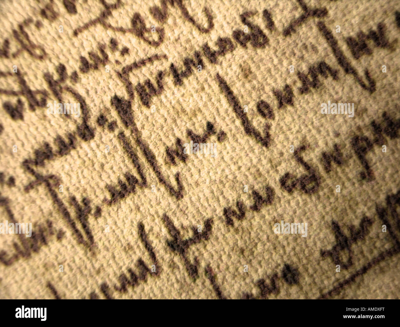 Leonardo DaVinci Handwriting Stock Photo - Alamy