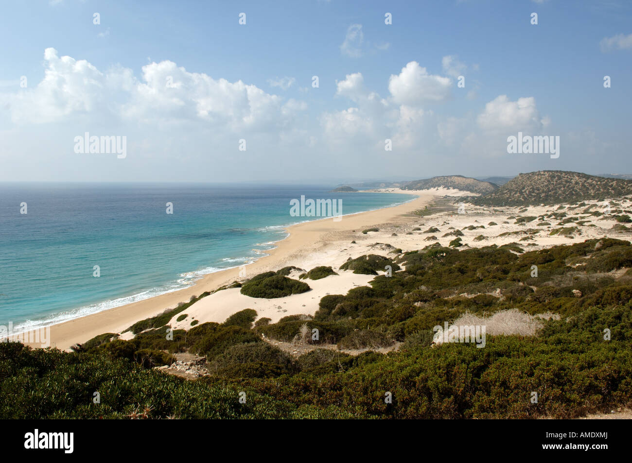 Golden Bay, Karpas Peninsula Northern Cyprus Stock Photo - Alamy