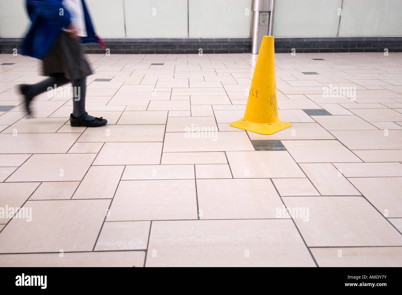 Slippery floor in shopping mall hi-res stock photography and images - Alamy