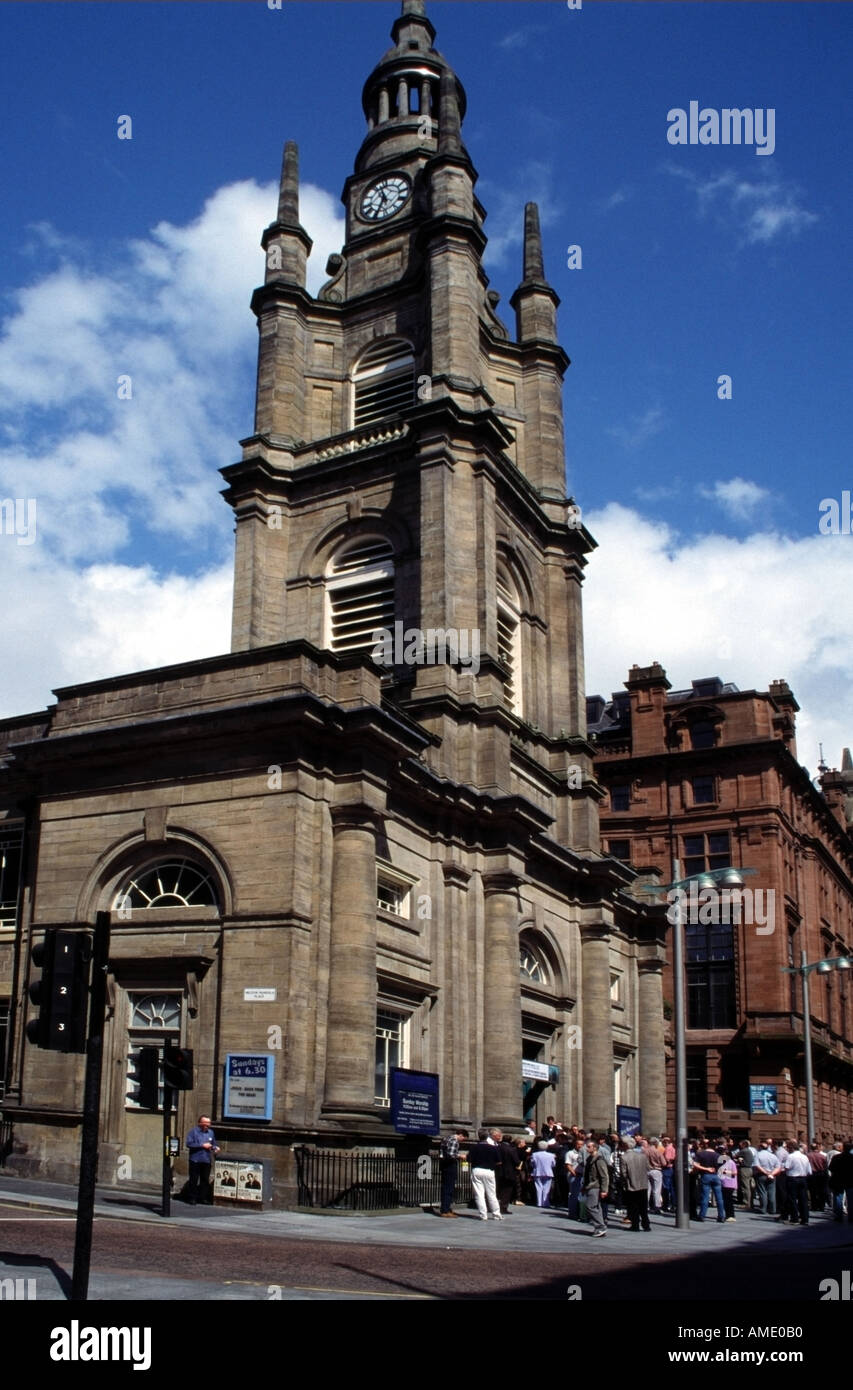 St Georges Tron Church Nelson Mandella place Glasgow Scotland Europe ...