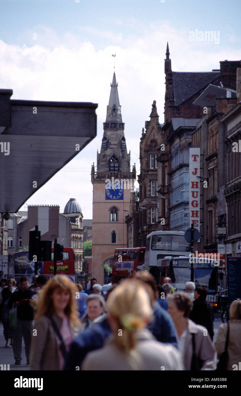 Tron steeple Argyle Street Glasgow Scotland Europe Stock Photo - Alamy