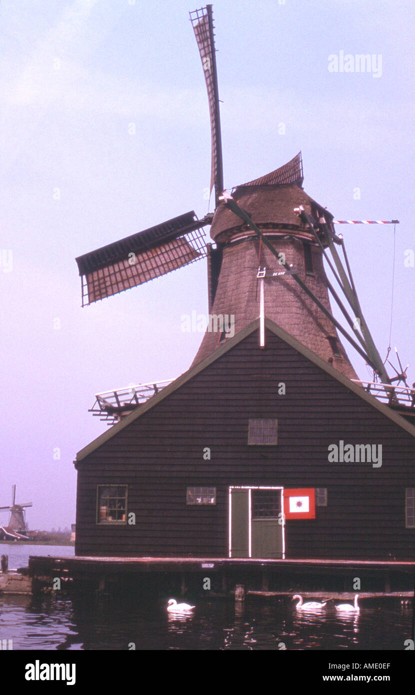 Holland The windmill in Volendam Stock Photo - Alamy