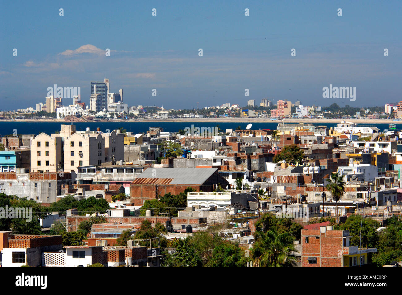 North America, Mexico, State of Sinaloa, Mazatlan. View of the Golden ...