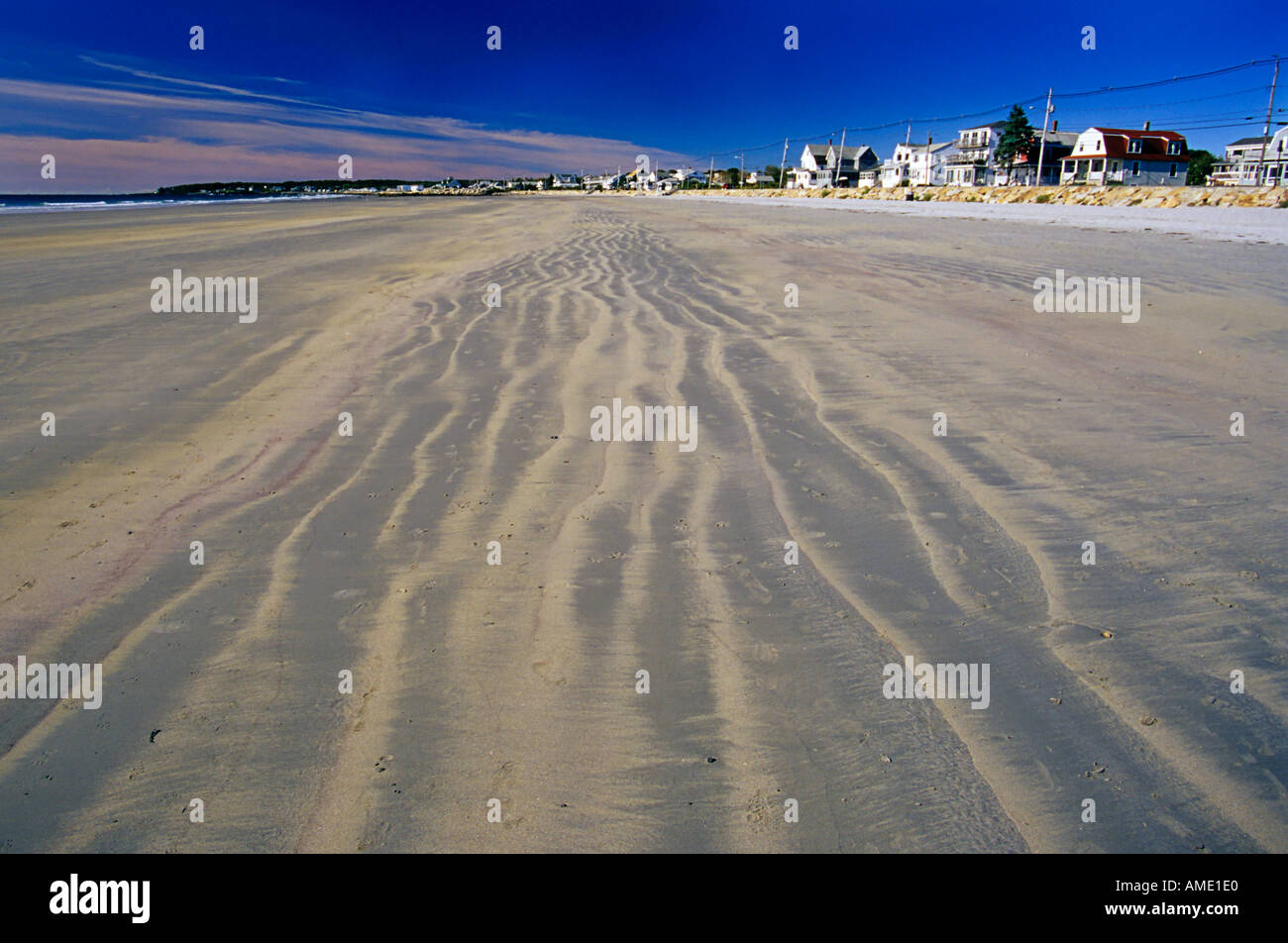 Long Sands beach, The Yorks, York, Maine, United States Stock Photo - Alamy