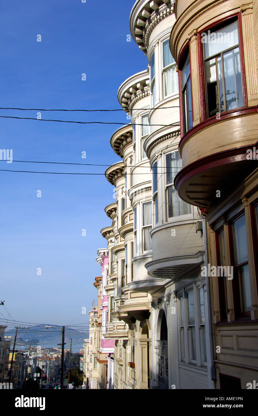 North America, USA, California, San Francisco. Typical San Francisco ...