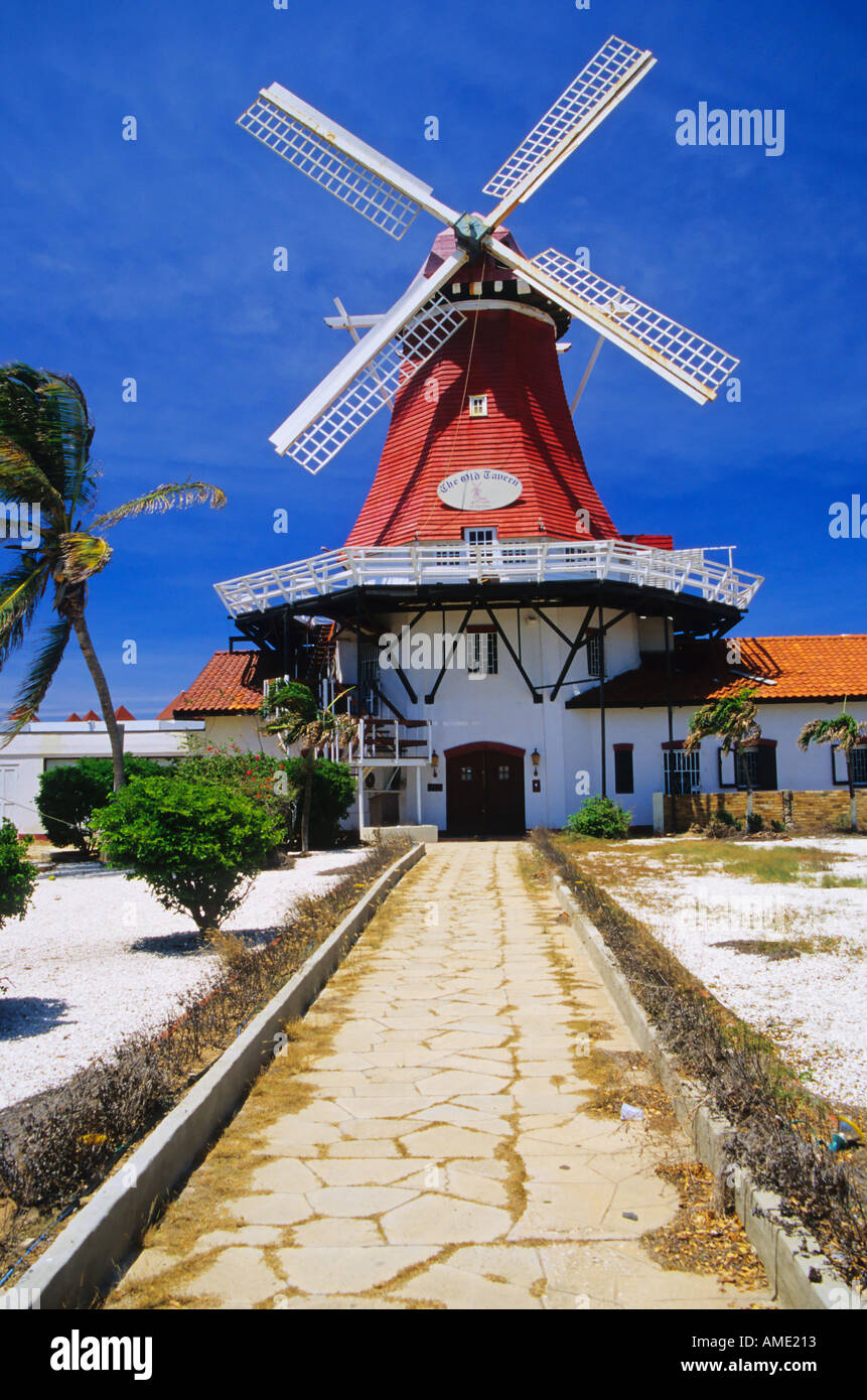 The Old Mill, Palm Beach, Aruba, Lesser Antilles, Caribbean Stock Photo ...